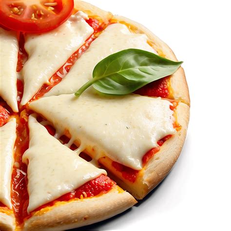 Download Cheesy Margherita Pizza Png 60