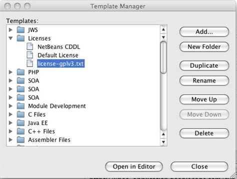 Gplv3 License Template For Netbeans