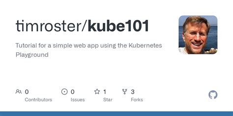 Github Timroster Kube Tutorial For A Simple Web App Using The Kubernetes Playground