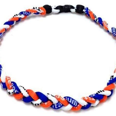 Baseball Braided Rope Necklace Etsy