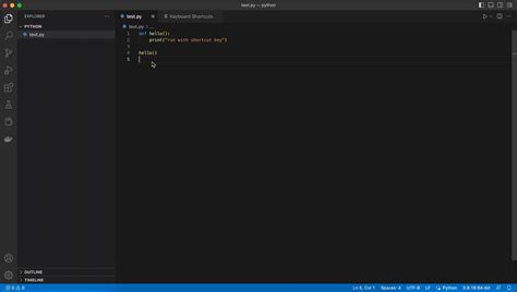 Vscode Python実行ショートカット設定方法｜とくきちのゆるログ