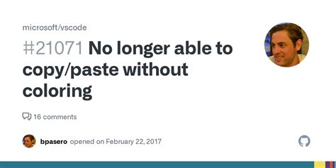 No Longer Able To Copy Paste Without Coloring Issue Microsoft Vscode GitHub