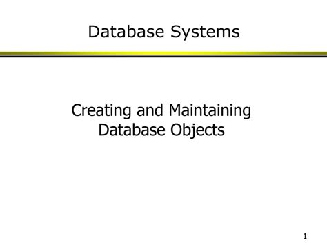 PPT Database Systems PowerPoint Presentation Free Download ID