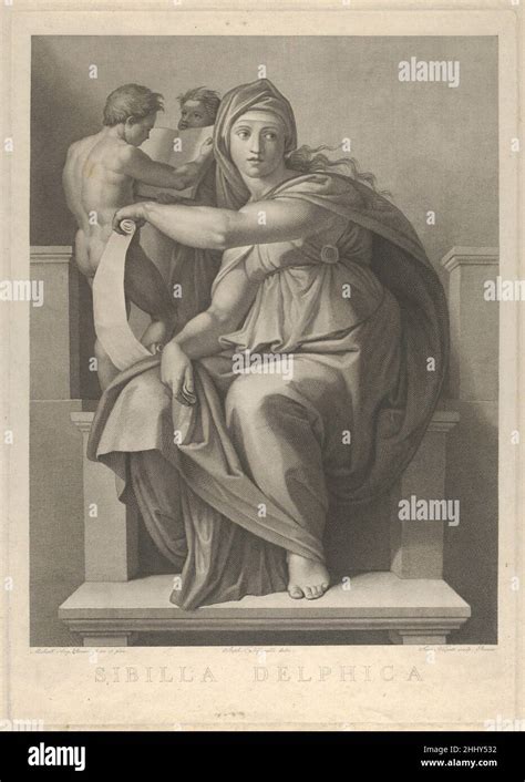 The Delphic Sibyl After The Fresco By Michelangelo In The Sistine