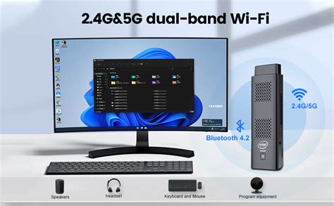 Pocket Mini Pc Stick Intel Celeron J4125 8 Gb Lpddr4 Ram 256 Gb Emmc Mini Desktop Computer