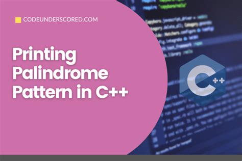 Hollow Diamond Pattern Program In C Code Underscored