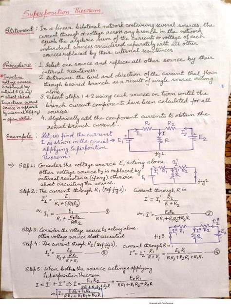 Superposition Theorem Pdf