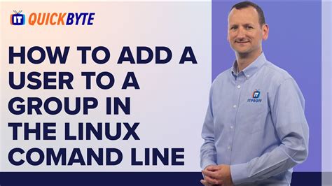 How To Add A User To A Group In The Linux Command Line An Itprotv