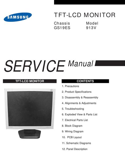 Samsung Monitor Schematic Diagram Circuit Diagram