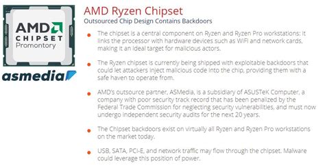 CTS Labs Details Potential AMD Security Vulnerabilities PC Perspective