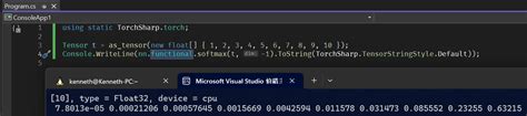 Torch Softmax Missing Issue Dotnet TorchSharp GitHub