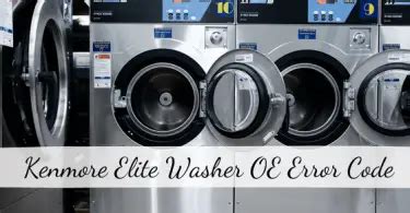 How To Fix Kenmore Elite Washer F Error Code Top Home Apps
