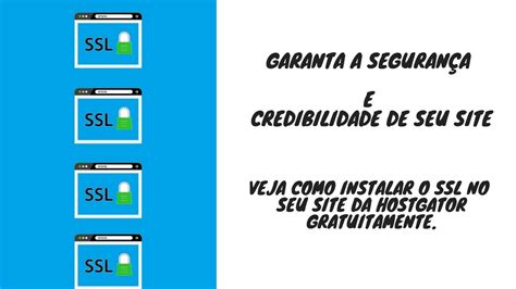 instalação do ssl no cpanel da hostgator youtube