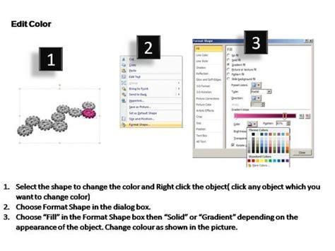 PowerPoint Process Teamwork Gears Process Ppt Presentation