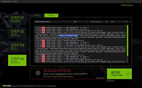 flash jetson os installation error and jetson sdk components installation error jetson agx