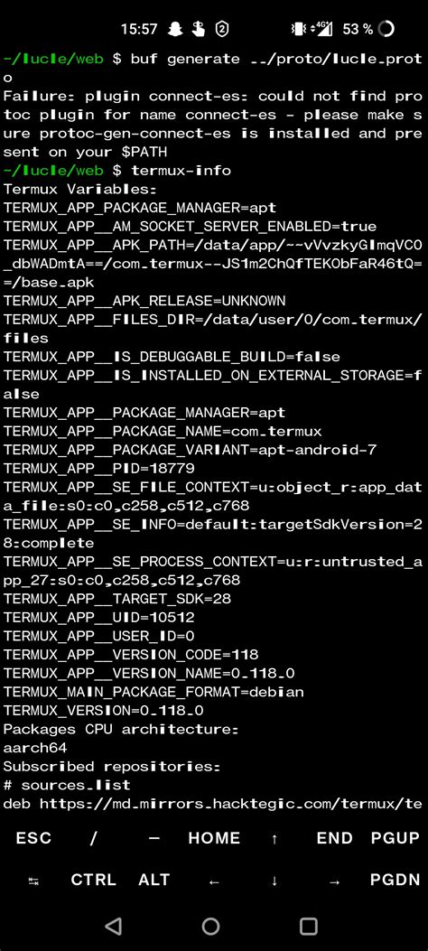 [bug] missing sub package for buf · issue 16491 · termux termux packages · github