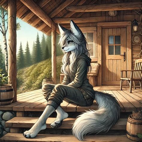 Wild Love Series Relaxing On The Cabin Porch By Wildloveseries On