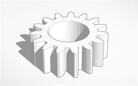 3d Design Round Gear Tinkercad