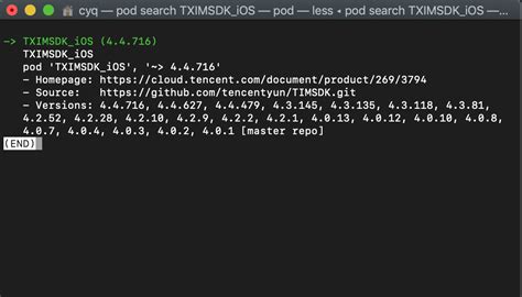 error installing tximsdk tuikit ios · issue 272 · tencentcloud timsdk · github