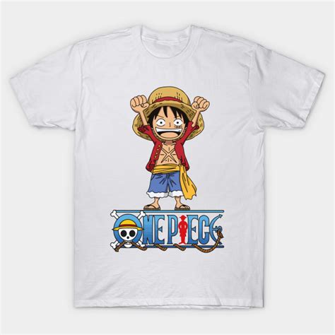 Cute Luffy One Piece By Therend Anime Shirt One Piece T Shirt