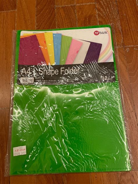 A L Shape Folder Hobbies Toys Stationery Craft Stationery Babe Supplies On Carousell
