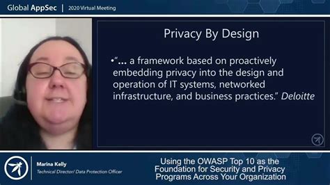 Using The Owasp Top 10 As The Foundation For Security And Privacy Programs Across Your Organization