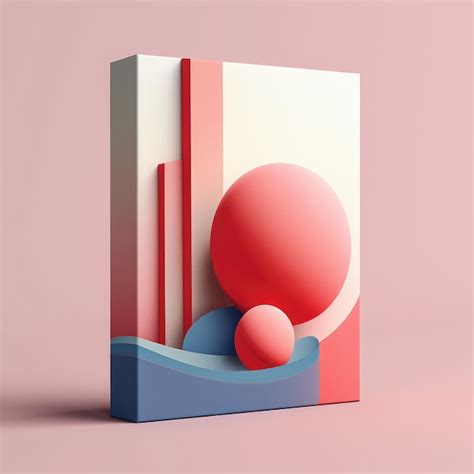 Premium Photo Thick 3d Canvas Mockup Generative Ai