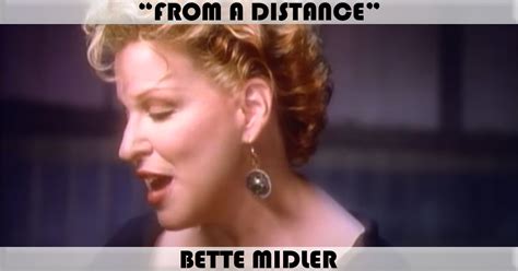 From A Distance Song By Bette Midler Music Charts Archive