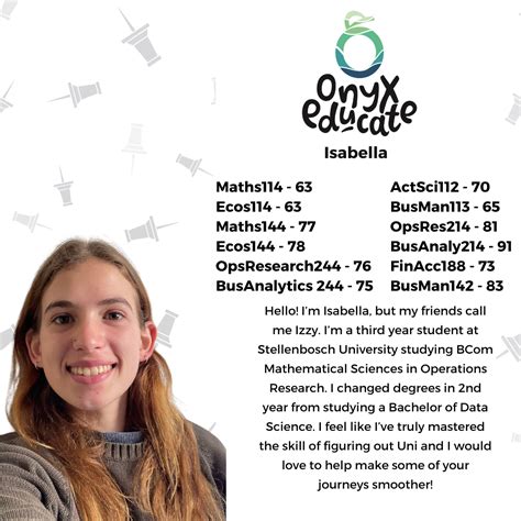 1 Lesson With Isabella R Onyx Educate Tutoring