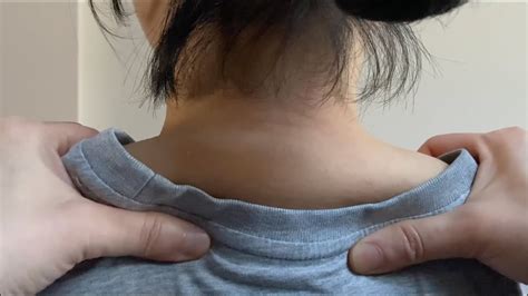 Asmr Neck And Shoulder Relaxing And Tingly Massage No Talking Youtube
