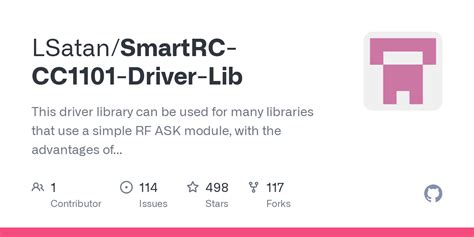 SmartRC CC1101 Driver Lib README Md At Master LSatan SmartRC CC1101