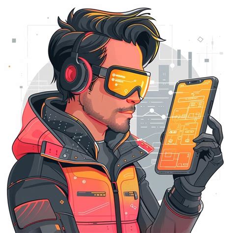 Tech Support Agent Mobile App Developer A Design Premium AI Generated