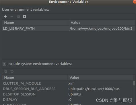 Mujoco环境变量报错：missing Path To Your Environment Variable 源码巴士