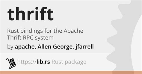 thrift — rust data encoding library lib rs