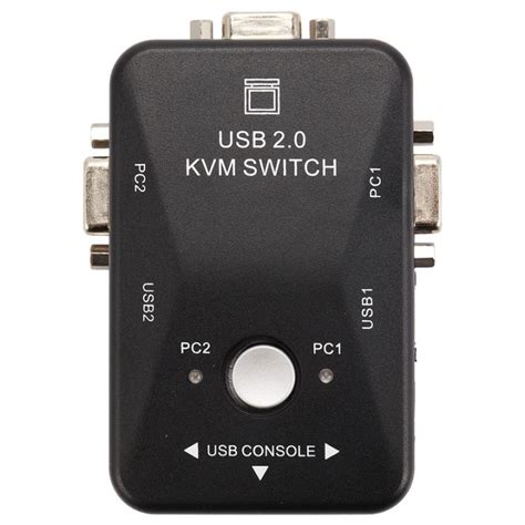 Usb Kvm Switch Switcher 2 Port Vga Svga Switch Box Usb 20 Mouse