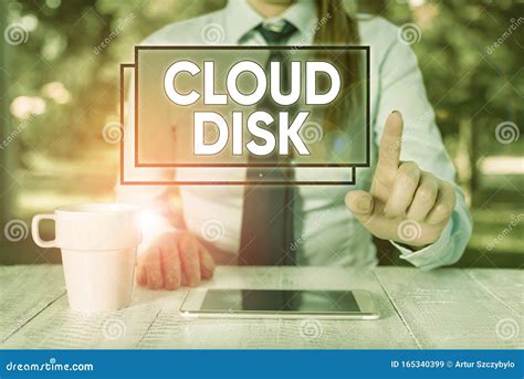 Text Sign Showing Cloud Disk Conceptual Photo Web Base Service That Provides Storage Space On A