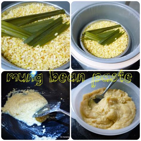 Yins Homemade 盈盈巧手 Mung Bean Paste 綠豆蓉餡 Bean Paste Asian Dessert Recipes Asian Recipes