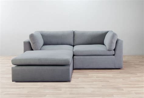 Skye Modular 2 Seater L Shape Worry Free Midnight Grey Couches For Sale