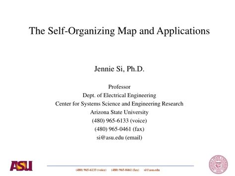 Ppt The Self Organizing Map And Applications Powerpoint Presentation Id9414570
