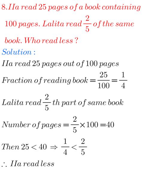 Chapter 7 Fractions Exercise 7 4 Solutions Ncert Maths Class 6 Maths Glow