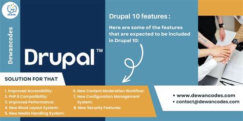 drupal 10 features accessibility php 8 compatibility security