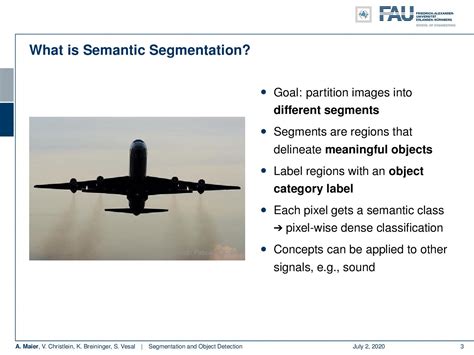lecture notes in deep learning segmentation and object detection part 1 pattern recognition lab