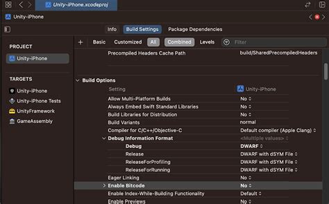 Xcode에서 Does Not Contain Bitcode You Must Rebuild It With Bitcode