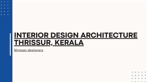 Ppt Interior Design Architecture Thrissur Kerala Powerpoint Presentation Id 13664947