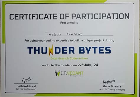 Tushar Sawant On Linkedin Hackathon Thunderbytes Itvedant Webdevelopment Python Django