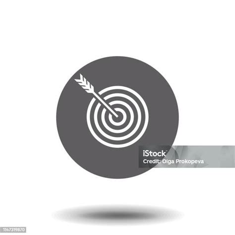 투자 대상 아이콘 기호입니다 웹 사이트 모바일 앱 로고 Ui 디자인에 대 한 아이콘 기호 개념의 고립 된 벡터 일러스트 레이 션 겨냥에 대한 스톡 벡터 아트 및 기타 이미지