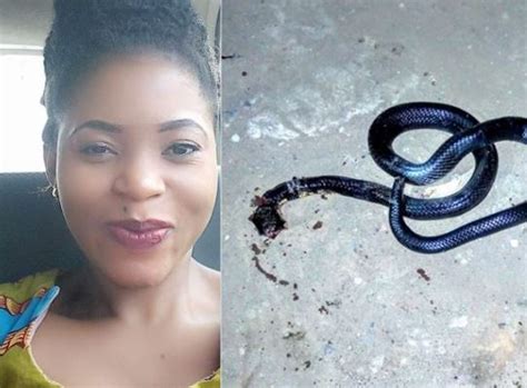 Lady Kills Cobra In Her House Thanks God Photos Nairaland General Nigeria