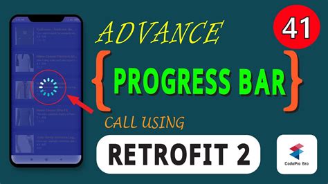 How To Add Progressbar For Loading In Retrofit Recyclerview Class 41 Codepro Bro Youtube