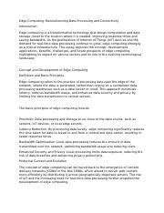 Revolutionizing Data Processing Edge Computing Explained Course Hero