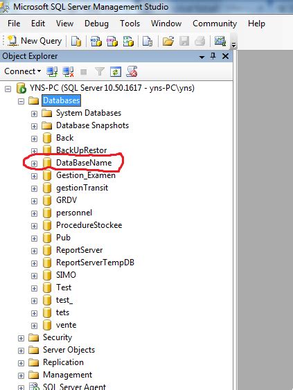 Create Database Easy Way